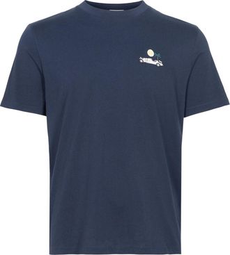 Jacob Cohen Homme, Tops, Bleu, Taille: XL T-shirt ras du cou Resort