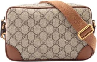 Gucci Pre-owned Toile sacs-gucci - Femme - Pre-owned - Beige - Taille: ONE Size