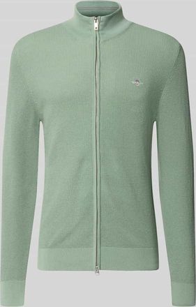 GANT Regular Fit Strickjacke aus reiner Baumwolle