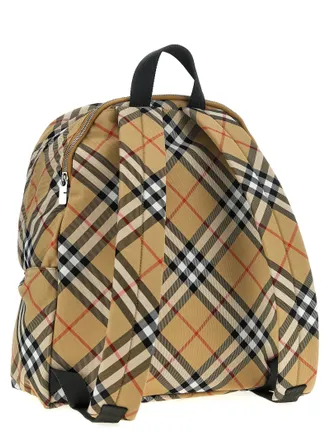 Burberry Mens Beige Polyester Backpack