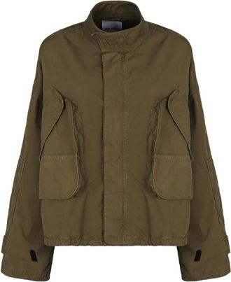 The Attico Femme, Vestes, Vert, Taille: 36 FR Manteaux