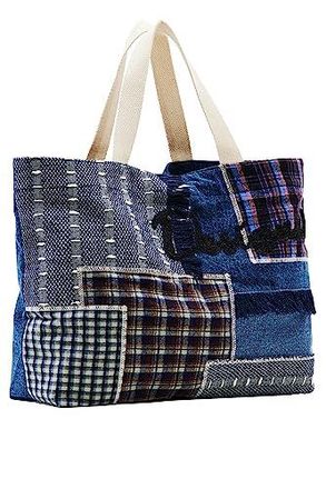 Desigual BOLS_SHOPPER INDIA Femmes, bleu, Taille unique