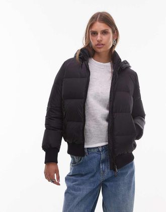 A|X Armani Exchange Doudoune à capuche - Noir