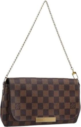 Louis Vuitton Sac bandouli&egrave;re Damier Ebene Pre-owned - Femme - Pre-owned - Brun - Taille: ONE Size