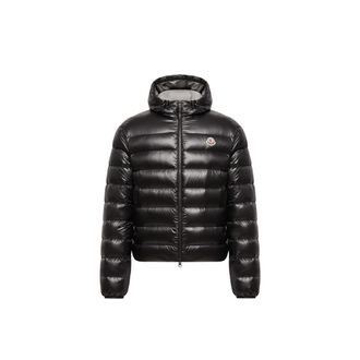 Moncler Moncler Doudoune Courte Repliable &Agrave; Capuche Forzo, Homme, Noir, Taille: 0