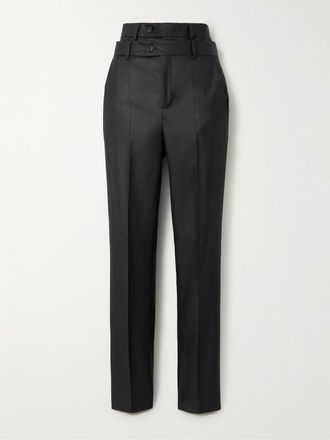 BETTTER Pantalon Droit En Laine Mélangée - Noir