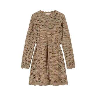 Twinset Kurzes Kleid - - Dresses - Damen - Beige - S