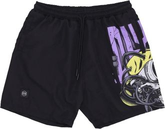 Dolly Noire Skull Party Badehose Schwarz - - Swimwear - Herren - Schwarzk - XL