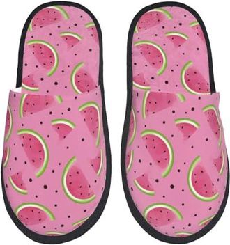 Generic Pantoufles Unisexes Imprim&eacute; Past&egrave;que Chaussons Femme Confort Doubl&eacute;es En Peluche Chaude Pantoufles, Pour Hommes, Femmes, Int&eacute;rieur Ext&eacute;rieur, L