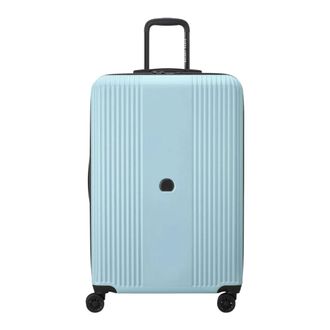 Delsey unisex, Valises, Bleu, Taille: ONE Size Valise bleu clair avec serrure TSA