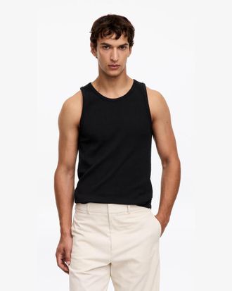 Arket Geripptes Tanktop -Schwarz