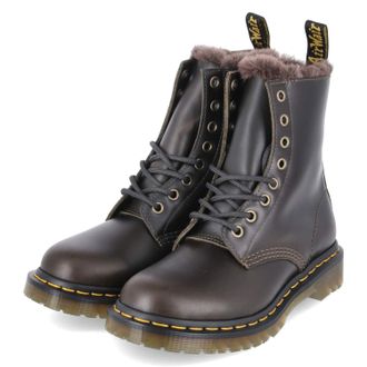 Dr. Martens 41414020 Schn&uuml;rstiefel Glattleder Damen in Dunkelbraun - Gr. 38