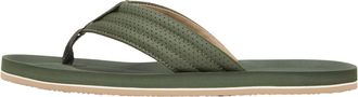Tommy Hilfiger Herren Comfort Padded Perf Beach Sandal Fm0Fm05712 Zehentrenner, Green (Arctic Spruce), 44.5 EU