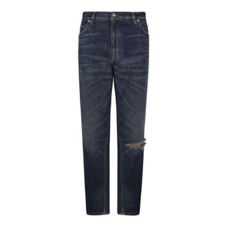 Dolce & Gabbana Homme, Jeans, Bleu, Taille: S Jean Jambe Droite Bleu