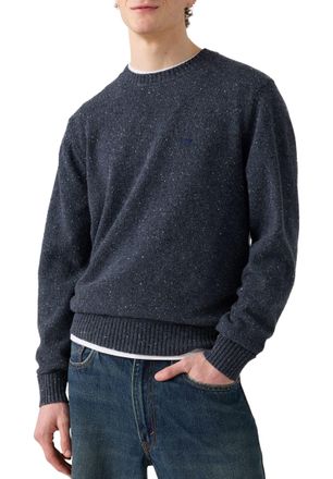 Levi's Herren Original Housemark Pullover Neppy Fleck Dress Blues Multi Colour M