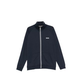 HUGO BOSS Authentic Zip-up Logo-print Sweatshirt