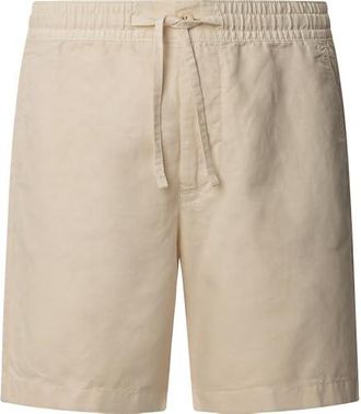 Pepe Jeans London Relaxed Linen Smart Shorts, Beige (Blanc Ivoire), 38W Homme