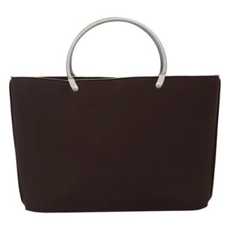 Chanel Pre-owned Nylon chanel-taschen - - Pre-owned - Damen - Braun - ONE SIZE