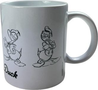 Disney Donald Duck Walt Disney Kaffeebecher Sketch weiß, 1 Stück (1er Pack)