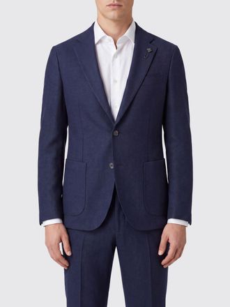 Lardini Einreihiger Blazer aus Merinowolle mit Zwei-Knopf-Verschluss