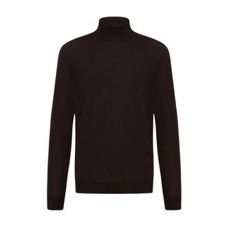 Kiton Blue Diamond Polo Neck Top - - Knitwear - Herren - Braun - 3XL