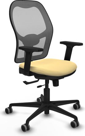 Piqueras y Crespo Jorquera 8-Stunden-Schreibtischstuhl mit 2D-Armen, h&ouml;henverstellbare Lendenwirbelst&uuml;tze, ausgestattet mit Syncro/Traslack und injiziertem Schaum. Mit 