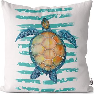 Void Watches Turtle Power Kissenbezug Kissenh&uuml;lle Outdoor Indoor schildkr&ouml;te Strand Urlaub, Kissen Gr&ouml;&szlig;e:50 x 50 cm