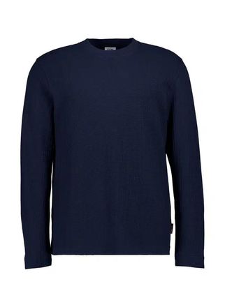 Joop Herren Longsleeve blau Baumwolle