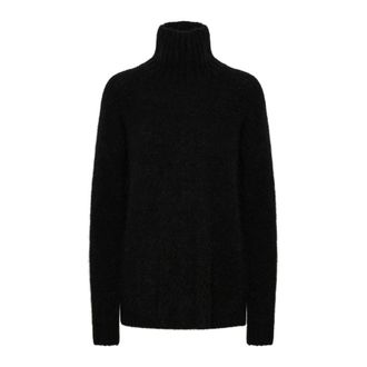 MY ESSENTIAL WARDROBE Pull &agrave; Col Roul&eacute; Noir - Femme - Pulls - Noir - Taille: 36 FR