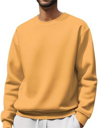 Generic Sweats pour homme - Imprimé Halloween - Mignon - Décontracté et tendance - Col rond - Polyester épais - Pull à capuche simple - Pull dhiver coupe ajus