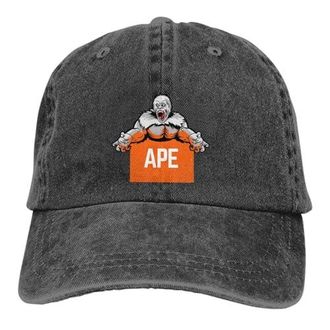 Generic Casquette de baseball Bored Ape Yacht Club Multicolore Chapeau &agrave; visi&egrave;re pour femme Orange outan Visi&egrave;re personnalis&eacute;e Chapeaux de protection Cadeau