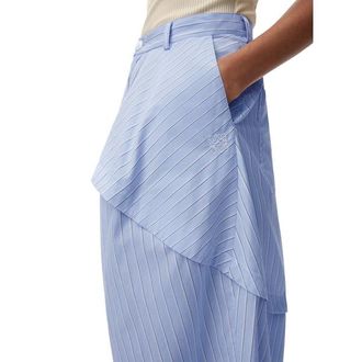 Loewe Paulas Ibiza - Pantalon en popeline de coton ray&eacute;e