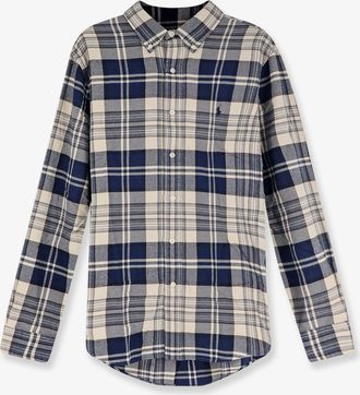 Ralph Lauren Classic Fit flannel cotton shirt - POLO RALPH LAUREN - gender_Man