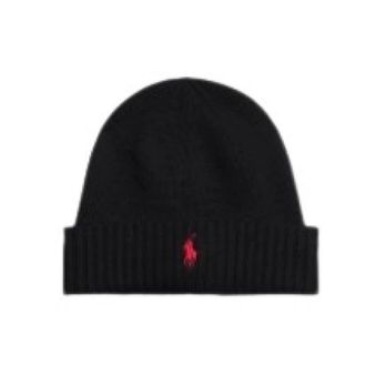 Polo Ralph Lauren Wollm&uuml;tze mit Pony-Logo - - Accessories - Herren - Schwarzk - ONE SIZE