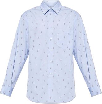 Paul Smith Homme, Chemises, Bleu, Taille: XL Little Rabbit Fil Coup&eacute; Shirt