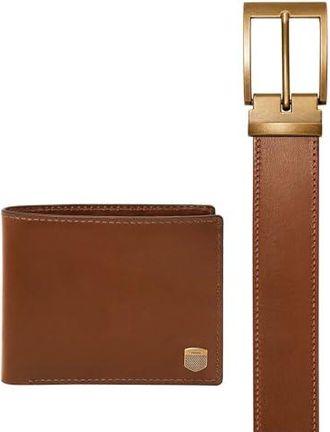 Fossil Hayes, Accessoire de Voyage-Portefeuille à Double pli Hommes, Marron, s