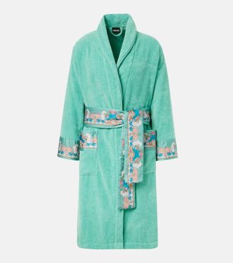Versace Bademantel Coral Theatre aus Frottee