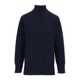 KANGRA Femme, Pulls, Bleu, Taille: 42 FR Dolcevita raglan spacchi