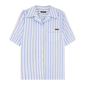 Dolce & Gabbana Gestreiftes Popeline-Hemd - - Blouses & Shirts - Damen - Mehrfarbig - 2XS