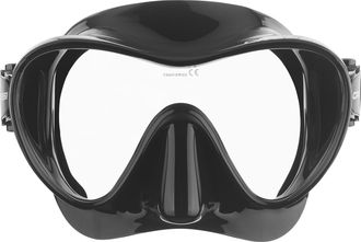 Cressi F1 Rahmenlose Tauchermaske - Taucherbrille Erwachsene zum Schnorcheln - Einzelscheibe Glas - Mikroschnallen - Dicht beim Tauchen - Unisex Schnorchelma
