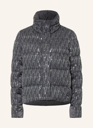 Sportalm Steppjacke Mit Pailletten Im Materialmix grau