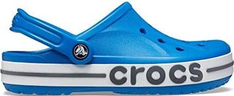 Crocs Bayaband Sabots pour Homme et Femme avec Sangle de Talon pour Un Maintien s&ucirc;r, 46-47 EU Bright Cobalt/Gris Ardoise, Bright Cobalt Slate Grey, 46/47 EU