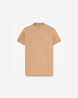 Timberland Dunstan River Kurzarm-T-Shirt mit schmaler Passform f&uuml;r Herren in Hellbraun, Herren, Braun, Gr&ouml;&szlig;e