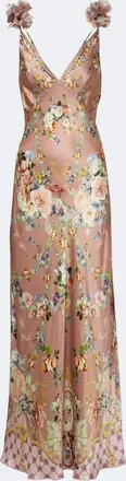Camilla Slipdress aus Seidensatin