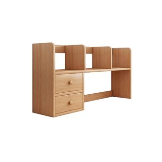 Generic Schreibtischregal Holz 48 cm Höhe Hohe Tragkraft Tischregal Schreibtisch Aufsatzregal Platzsparend für Büro, Zuhause, Wohnheim, Wohnzimmer(60cm)