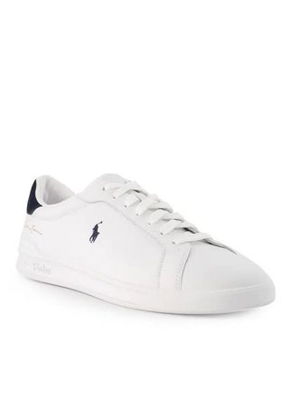Polo Ralph Lauren Herren Schuhe wei&szlig; Glattleder