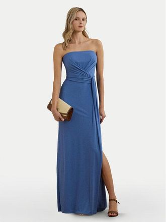 Lauren Ralph Lauren Abendkleid 253963657002 Blau Regular Fit