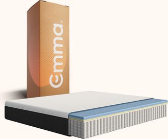 Emma Original Pro Matratze 160x200 cm - Testsieger Komfort (Stiftung Warentest 10/2025, Note GUT 2,0) 27 cm Hybridmatratze - ThermoSync Technologie und Tas