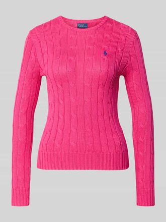 Polo Ralph Lauren Strickpullover mit Zopfmuster Modell JULIANNA