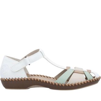 Rieker Femme, Chaussures, Blanc, Taille: 37 EU Sandales Plates